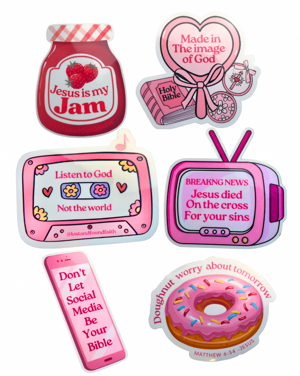 6 Pack Sticker Bundle #4 – Lost & Found