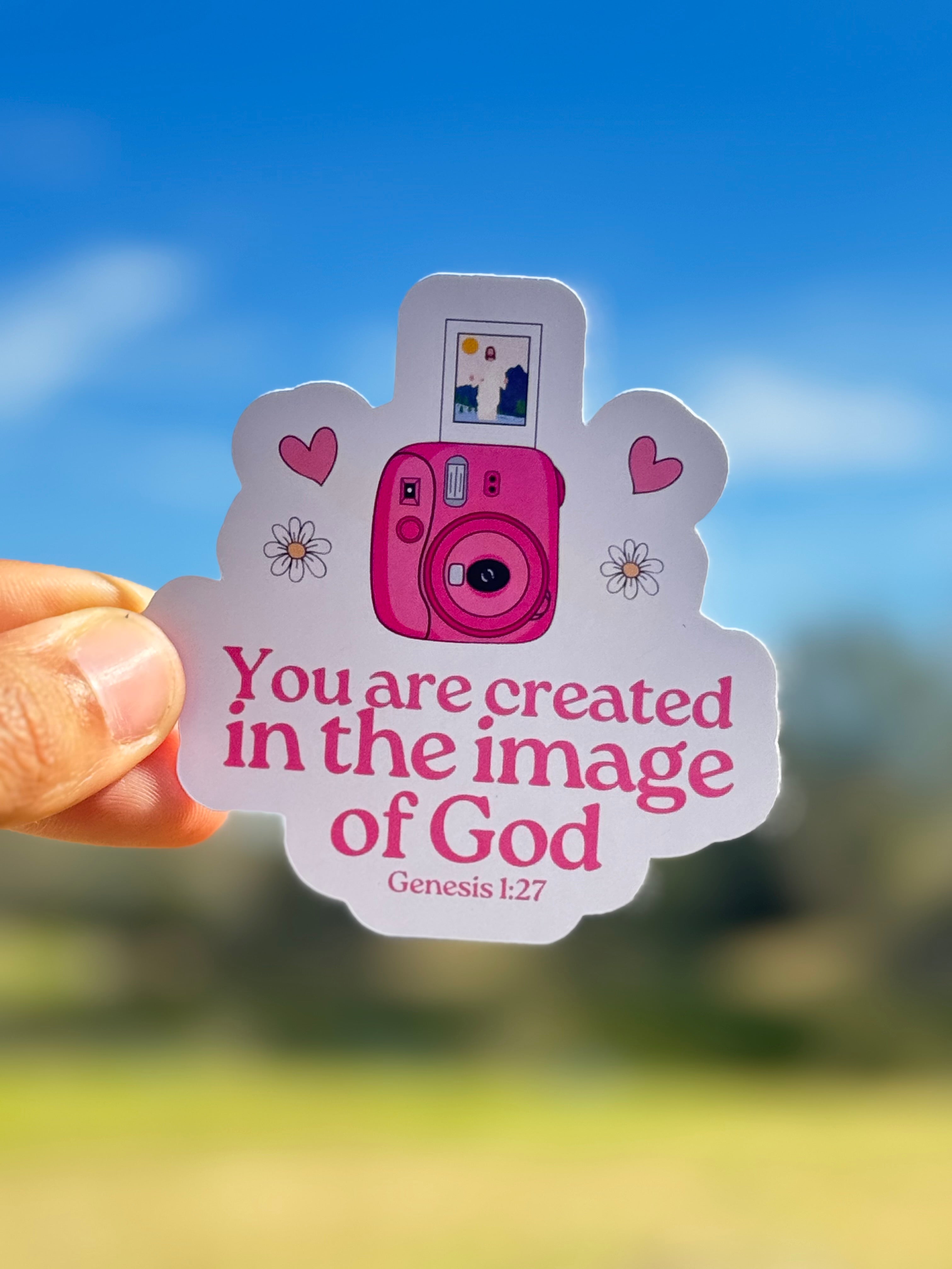 Created in the image of God Sticker – Lost & Found